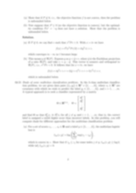 Solution Ee364a Homework 7 Solutions Convex Optimization I Cme 364a