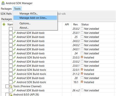 xamarin forms no system images available in android sdk manager to