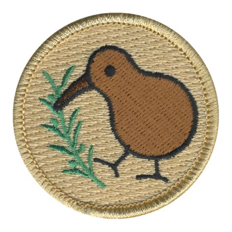 Kiwi Bird With Olive Branch Patrol Patch