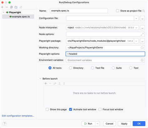 Playwright Pycharm Documentation