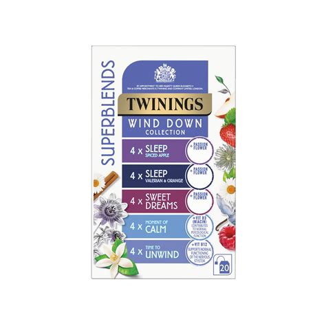 Twinings Superblends Wind Down Collection 20 Envelopes