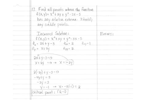Solved Part Identify And Correct Errors Directions For Chegg