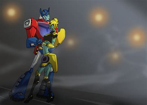 Optimus Prime And Elita One Transformers Transformers Art Transformers Characters