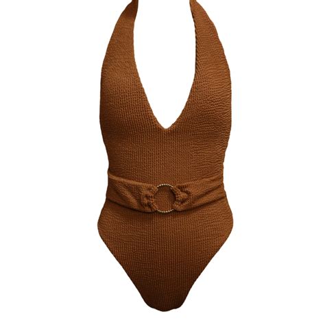 Tan Bourbon One Piece Evitastore