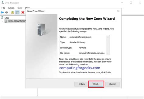 How To Add Dns Forward Lookup Zone In Windows Server 2019 Computingforgeeks