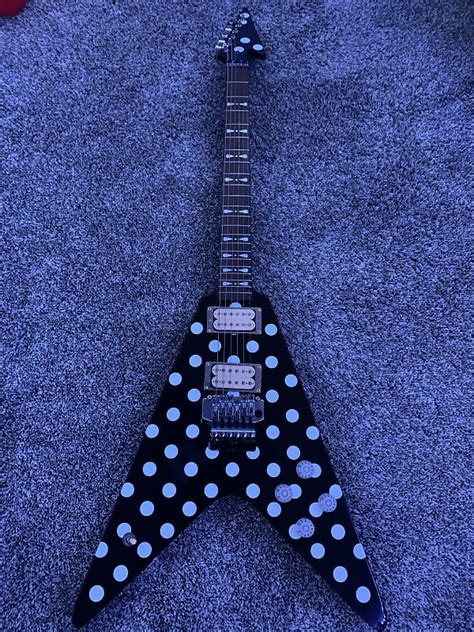 Randy Rhoads Polka Dot Flying V Reverb