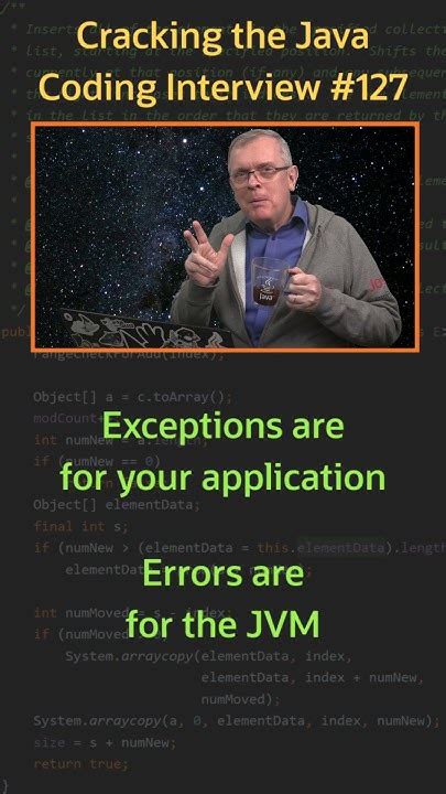 What Is The Difference Between An Exception And An Error Cracking The Java Coding Interview