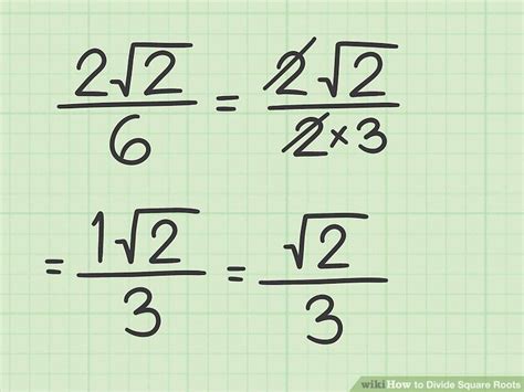 Ways To Divide Square Roots WikiHow