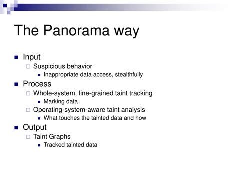 Ppt Panorama Capturing System Wide Information Flow For Malware