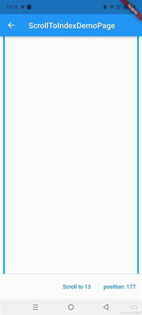 Flutter Listview滑动flutter Listview滚动到指定位置 Csdn博客