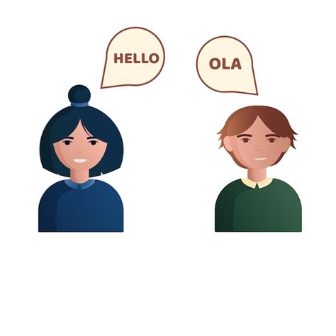Premium Vector Greeting In Different Languages People And Icon