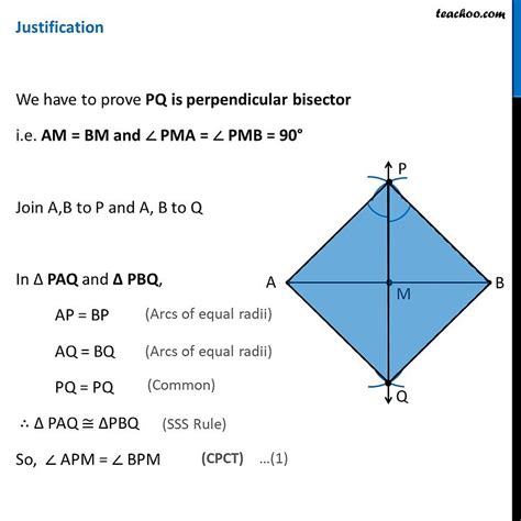 Construction 11 2 Construct Perpendicular Bisector Of Line Segment