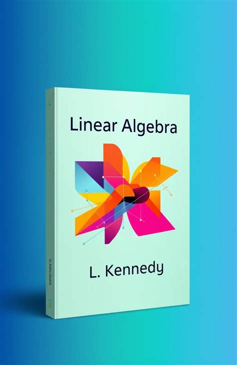 Sleek And Modern Linear Algebra Textbook Cover