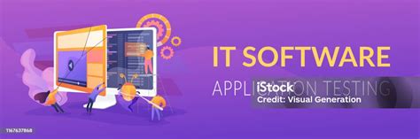 Software Testing Concept Banner Header Stock Illustration Download