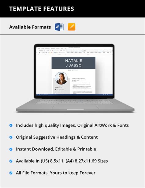 Ehs Officer Resume In Word Pages Download