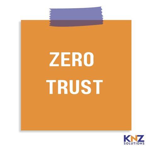 Knz Solutions Inc On Linkedin Zerotrust Cybersecurity Itconsulting