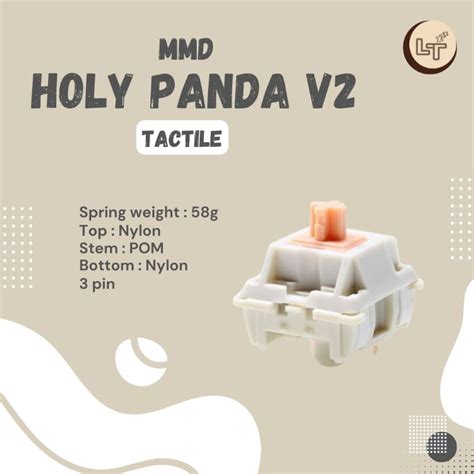 Mmd Holy Panda V2 Switch 10 Pcs Stock Lubed Lubed And Filmed