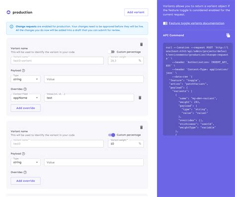 🟢 feat variants per environment · issue 2254 · unleash unleash · github