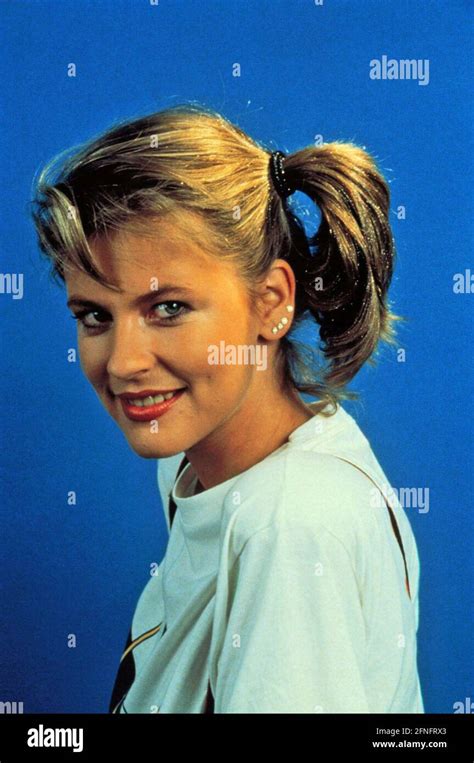 Anja Schüte Deutsche Schauspielerin Portrait Circa 1986 Anja Schuete