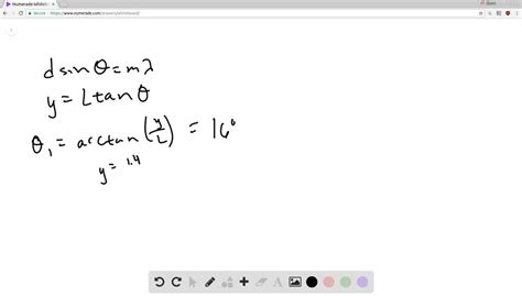 Monochromatic Light Strikes A Diffraction Grating At Normal Incidence Before Illuminating A