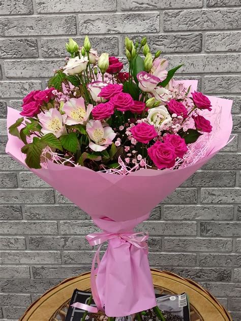Букет в розовых тонах