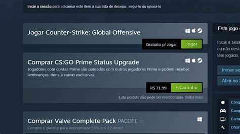 CS GO Prime como comprar vantagens e como jogar grátis