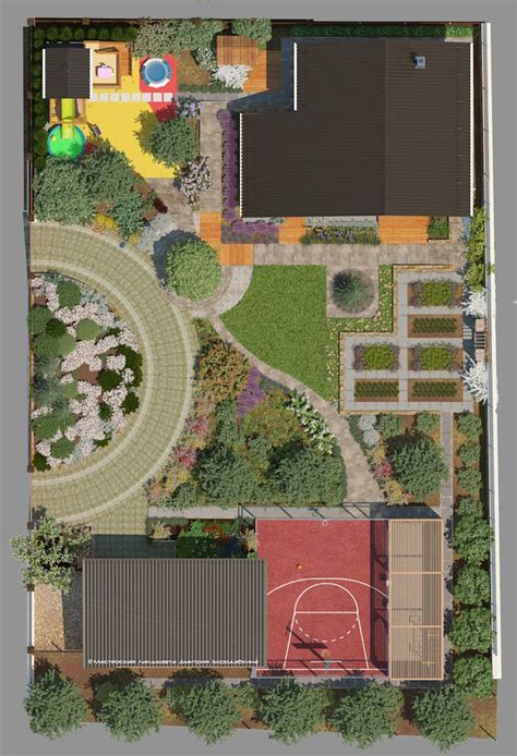 Дача для многодетной семьи Homify Идеи для садового дизайна Современный дизайн сада