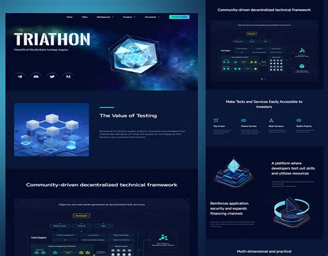 Blockchain React Js Nft Website React Website Design On Behance