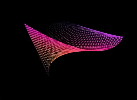 Vector Abstract Halftone Dots Background With Dynamic Waves Colorful Comic Pattern Design