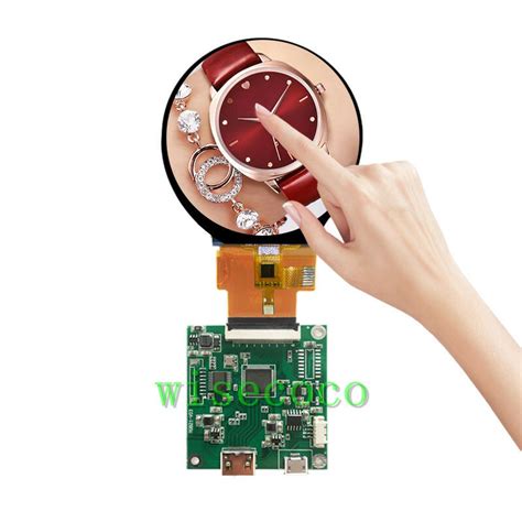 원형 Mipi Ips Lcd 디스플레이 정전식 터치 모듈 모니터 스크린 컨트롤러 보드 21 인치 480x480