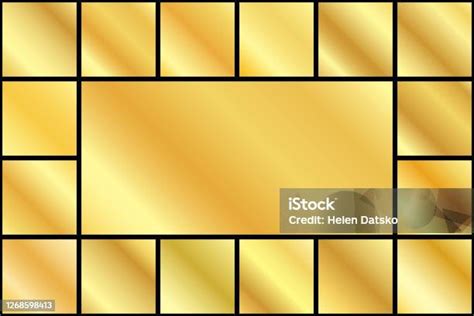 골드 호일 텍스처 배경 세트 벡터 황금 구리 황동 및 금속 그라데이션 템플릿 0명에 대한 스톡 벡터 아트 및 기타 이미지 0명 강철 금속 Istock