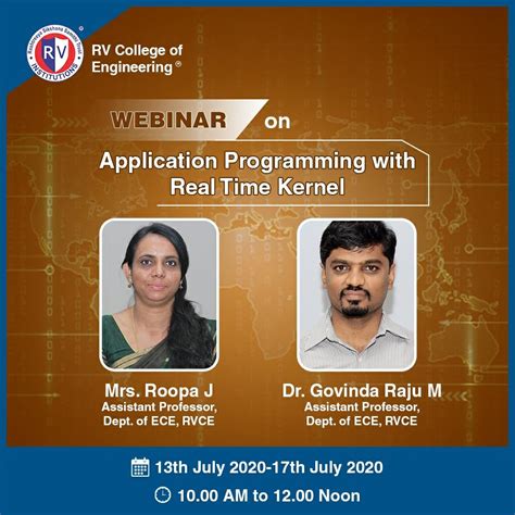 Rv College Of Engineering On Linkedin Rvinstituions Rvce Webinar