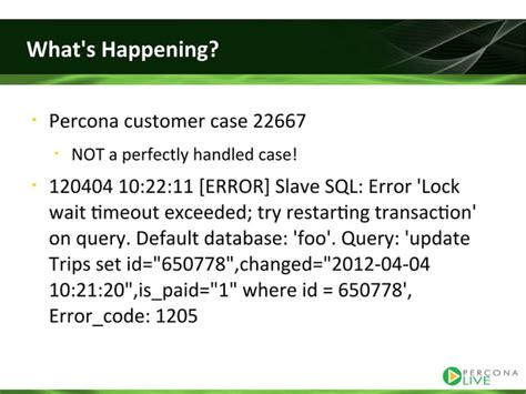 Troubleshooting Mysql Tutorial Pdf Databases Computer Software And Applications