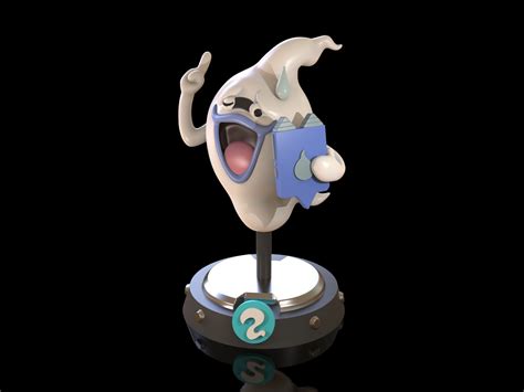 Archivo Stl Whisper Yokai Watch Fanart ⌚ ・modelo Para Descargar Y