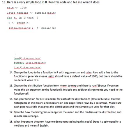 Solved Here Is A Very Simple Loop In R Run This Code Chegg