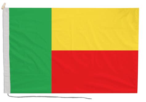 Dahomey 1959 To 1975 Flag With Eyelets Or Rope And Toggle Hand Made