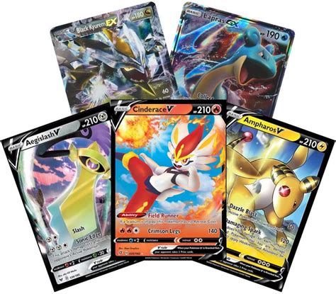 Pokemon Tcg 5 Card Ex Gx Mega Ex Lot Toys And Games