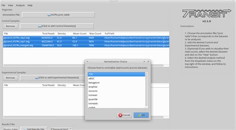 Tutorial Normalize Datasets TRANSIT V3 3 8 Documentation