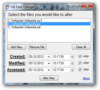 File Date Changer Download Softpedia
