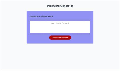 GitHub ReneeDanielleB Password Generator
