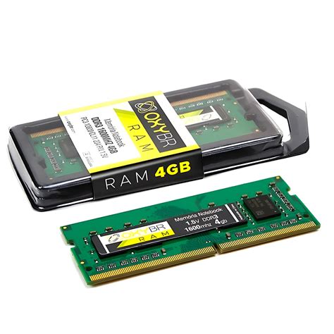 Memória Ram Notebook Oxybr Ddr3 4gb 1600mhz Sobraltech