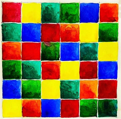 ドローイング：「six Colors：6x6 Sudoku」｜オサムエバタ