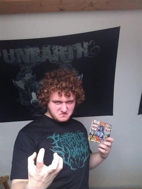 Projectile Vomit Tim Karrasch Repping The Logo Shirt All The Way From Germany M Facebook