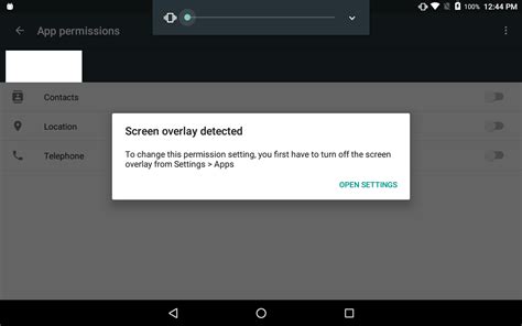 Android Screen Overlay Detected While Getting Location Permission And