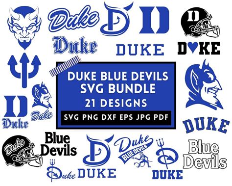 Duke Blue Devils Svg Bundle Duke Devils Png Duke Blue Devils Svg