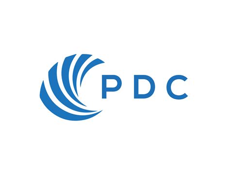 Pdc Letter Logo Design On White Background Pdc Creative Circle Letter Logo Concept Pdc Letter