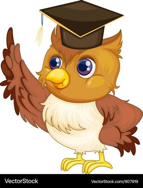 Wise Owl Royalty Free Vector Image Vectorstock