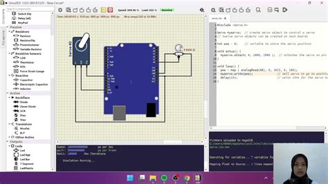 Tutorial Arduino 2023 Servo Simulasi Menggunakan Simulide Youtube