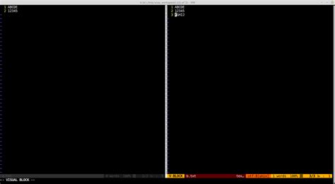 Wordcount Errors In Visual Mode Issue 1955 Vim Airline Vim Airline