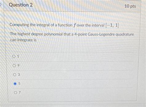 Solved Computing The Integral Of A Function F Over The